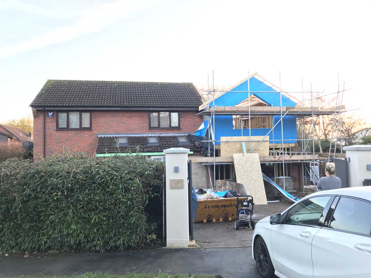 Heelands project - Single-Storey Front and Double Side Extension ...