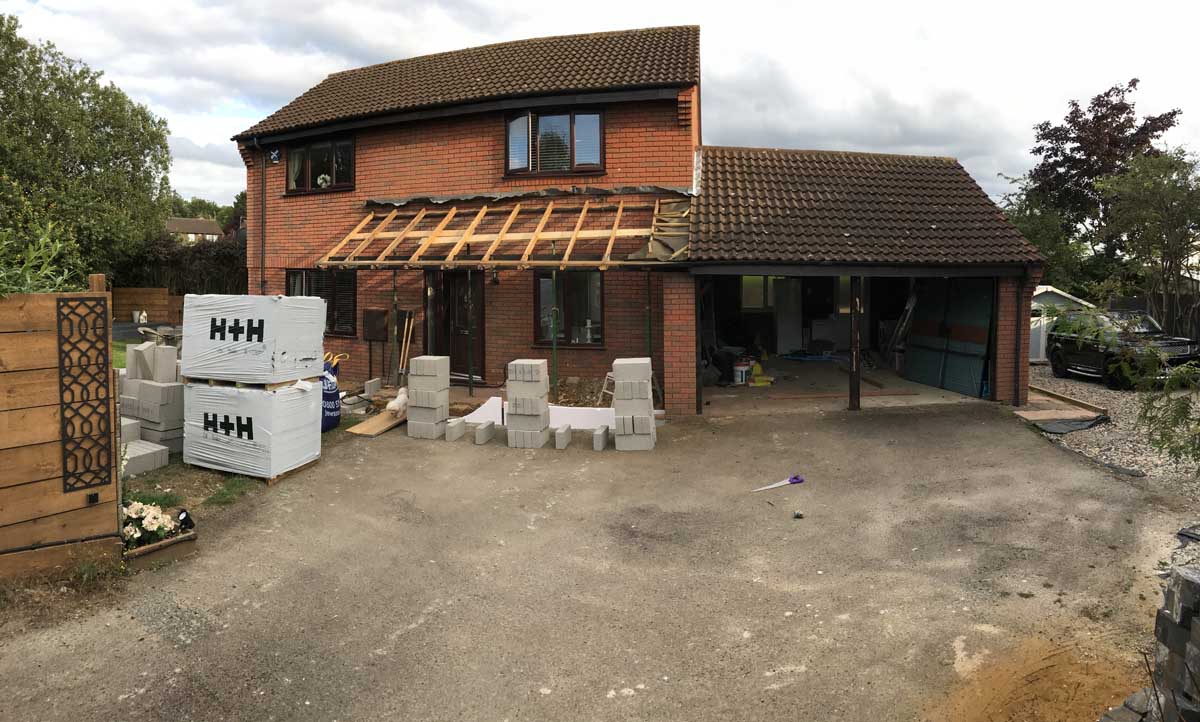 Heelands project - Single-Storey Front and Double Side Extension ...